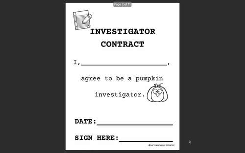 Pumpkin Investigation Unit Activities - PreK, Kindergarten, First ...
