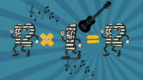 Multiply by 12 – Song, Video, & Practice Pack by Tune into Thinking