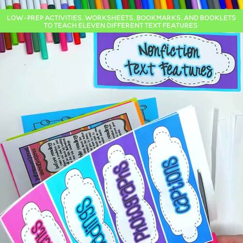 Nonfiction Text Features by Amelia Capotosta | TPT