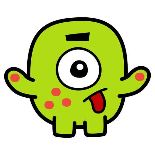 Monsters Collection Clipart Set by Bunny On A Cloud by Bunny On A Cloud