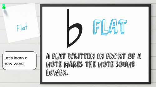 Music Theory PITCH 2 Part 1 No Prep Bell Ringers Starters Accidentals ...