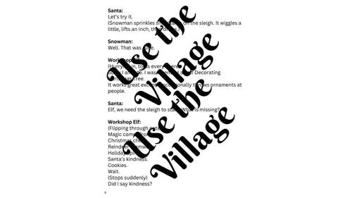 Santa's Sleigh Christmas Readers Theater Script! December Drama Center ...