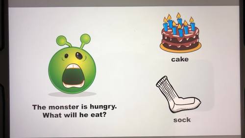 Final K and G Activity: Feed the Hungry Monster! [No Print] by Food for ...
