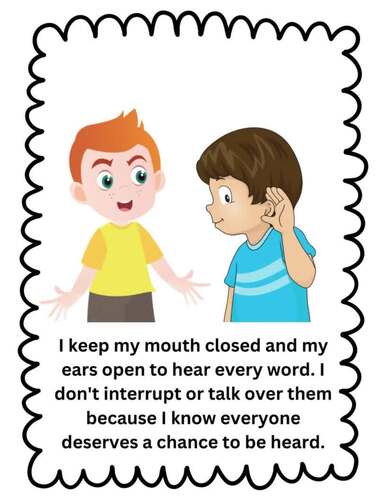 Active Listening: Social Emotional Learning Activity for Social Skills ...