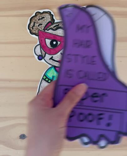 Hair Love Read Aloud SEL Book Craft-A Black History Month Craft Activity