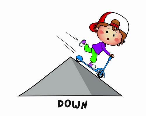 Prepositions. Clipart in BLACK & WHITE/ full color. {Lilly Silly Billy}