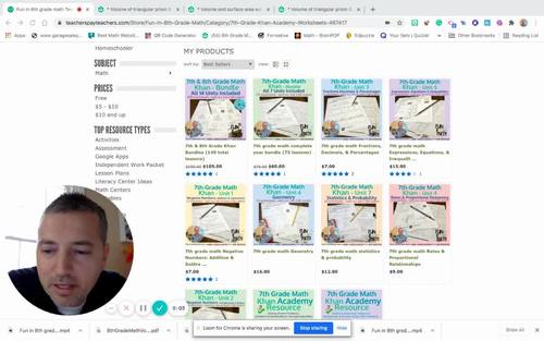 7th grade math Expressions, Equations, & Inequalities by Fun in 8th ...