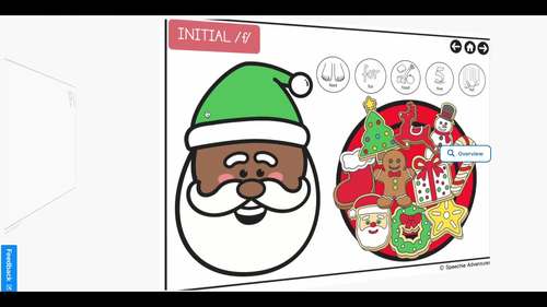 Feed the Santa Christmas Articulation Activity for Speech Therapy ...
