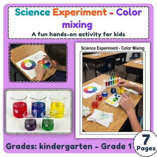 Science Experiment – Color Mixing |Hands-On STEM Activity for ...