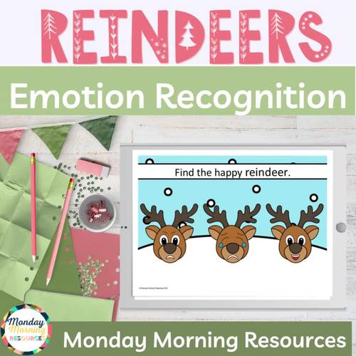Christmas Identifying Feelings and Emotions Boom Cards™ - Christmas ...