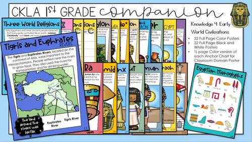 CKLA Knowledge 1st Grade Domain 4 Companion: Early World Civilizations ...