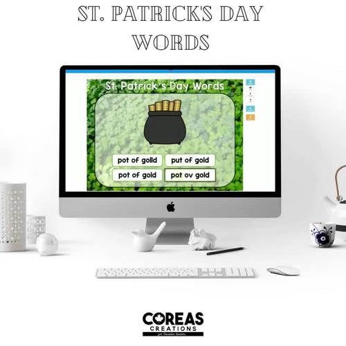 St. Patrick's Day Write the Room with Boom Cards by Coreas Creations