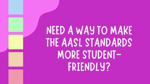 Library Standards | AASL ALIGNED | I can statements by Royer's Resources
