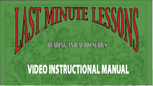 Last Minute Lessons Reading and Audio Series Instructional Manual - Video