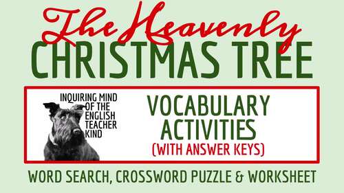 "Heavenly Christmas Tree" by Dostoyevsky Vocabulary Games | Holiday ...