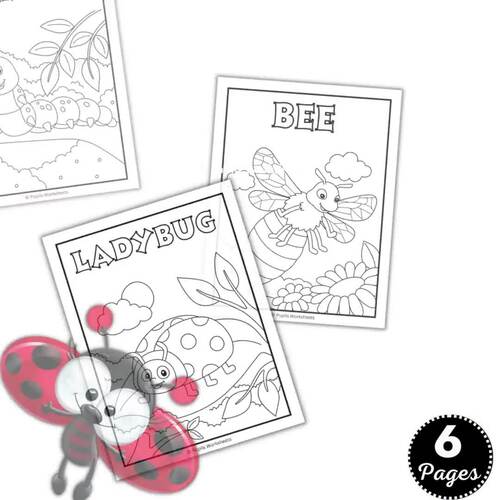 Bugs and Insects Coloring Pages - Printable Coloring Sheets Activities ...