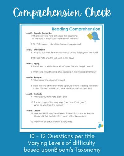 Bear Came Along - Beyond the Book Resources for Reading Readiness