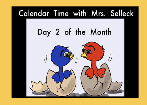 Calendar Time with Richelle Selleck, Day 2 of the Month | TPT