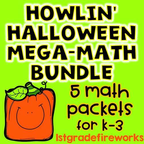 Halloween MATH Mega-BUNDLE by 1stgradefireworks | TPT