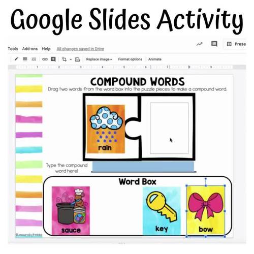 Compound Words Digital & Printable Activity | Google Slides™ | TPT