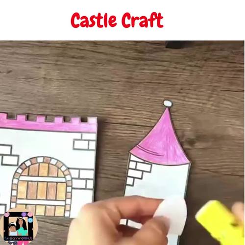 Castle Craftivity | Fairytales Castle Craft by Fun Learning With Us