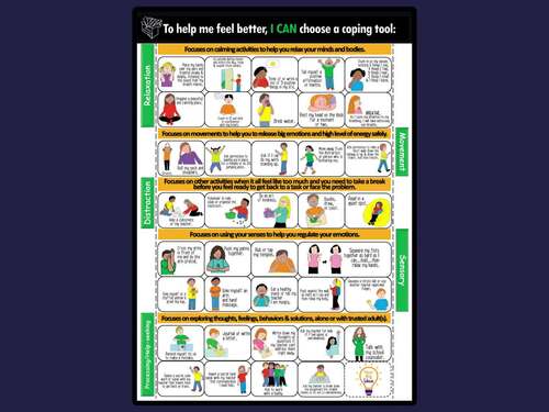 Self-Regulation | Coping Skills & Tools / Strategies Poster | TPT