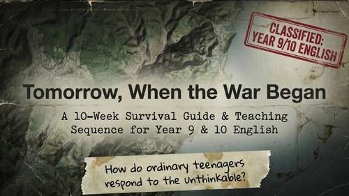 Tomorrow When the War Began Novel Unit | John Marsden | High School ELA