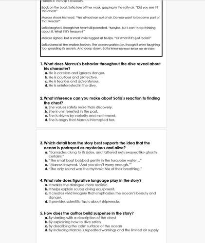 Water Sports Reading & Writing BUNDLE | Differentiated Levels | 4-6th Grade