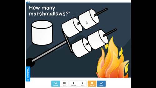 Boom Learning Task Cards: Roasting Marshmallows - Counting to 10