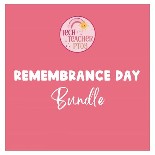 Remembrance Day Bundle by Tech Teacher Pto3 | TPT