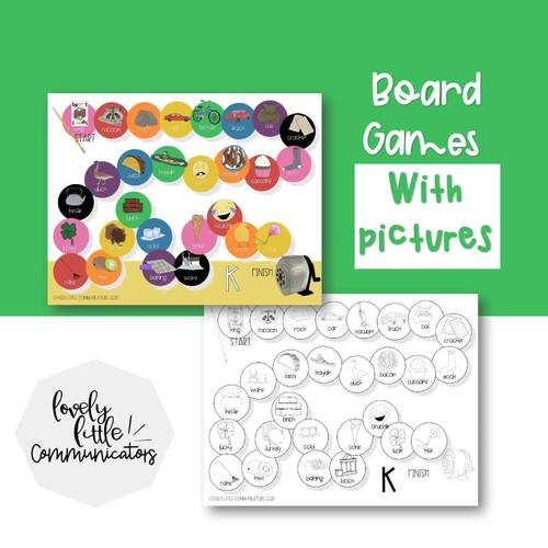 Pencil Themed /K/ Words Speech Articulation Activities | TPT