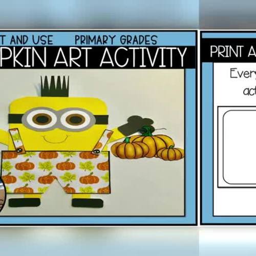 Pumpkin Art Activity for Your Fall Bulletin Board | Autum Bulletin Board