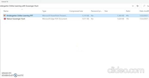 Interactive ES1 Kindergarten Online Learning 3 Day Plan PPT Google Slides™