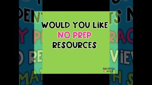 May Morning Work First Grade | Printable No Prep by Fun Times in First