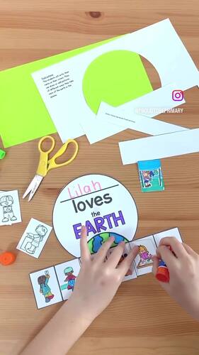 Earth Day Hat Crown Headband Craft Earth Day Promise Craftivity Writing ...