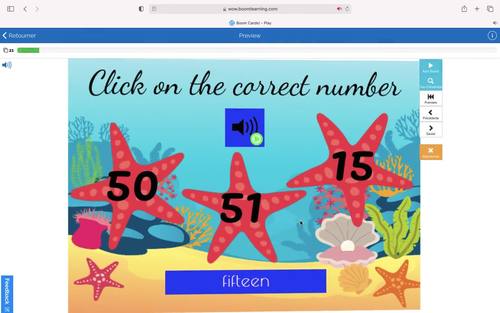 BOOMCARDS numbers by Les Murs de Marie | TPT