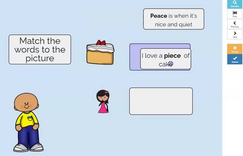 Homophones Game | Boom Cards by SLTtime | TPT