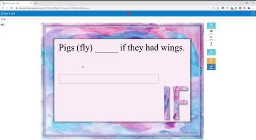 Conditionals BOOM CARDS fill in the blanks by Rike Neville | TPT