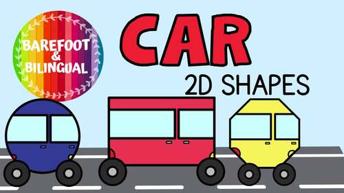 Car Clipart Shapes - Transportation Clip Art | TPT