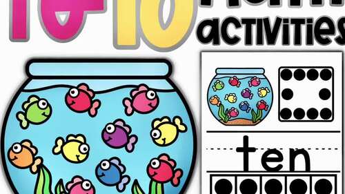 Numbers to 10 Posters + Place Value Match Up Activity by Serendipity ...