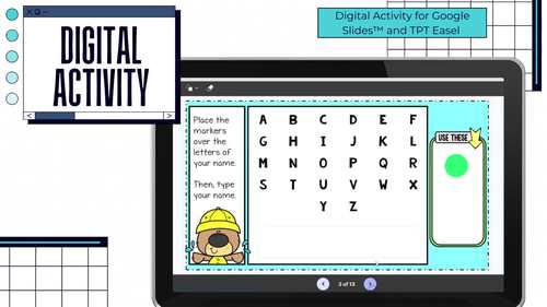 Spring Themed Kindergarten No-Prep ELA and Math Worksheets and Digital ...