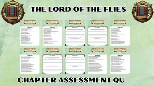 THE LORD OF THE FLIES by William Golding-ELA Assessment Quiz for Literature