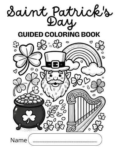 Cahier de Coloriage – Légendes et Traditions de la Saint-Patrick