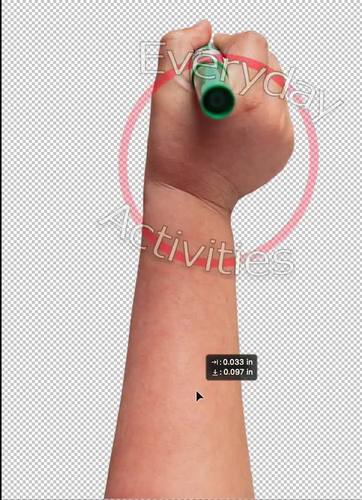 Stock Photo Child Right Hand Holding Green Marker Transparent Background