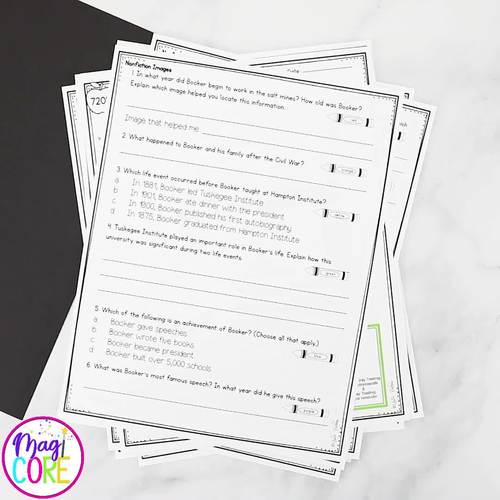 Nonfiction Text Features Reading Comprehension Passages Questions 2nd ...