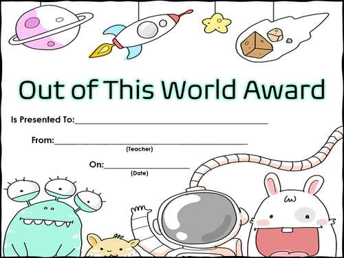 AWARDS - TEACHER PRINTABLES - LANDSCAPE 30 PAGES by MARYANNES BOOKSHELF