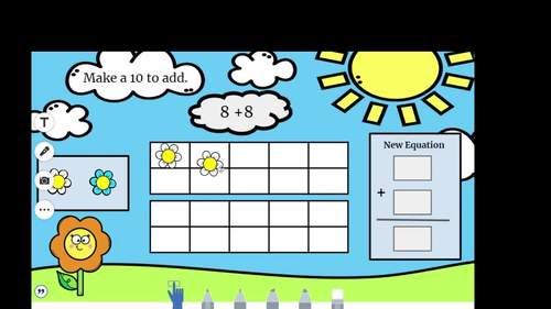 Make a 10 for Seesaw & Google Classroom (Adding Within 20) by Typically ...