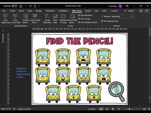 Digital Hide & Seek | Find the Pencil | Back to School Social Emotional ...