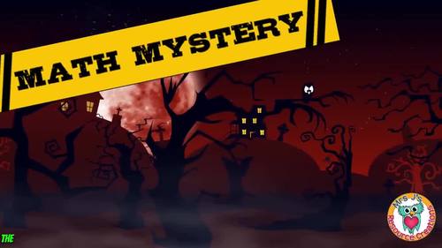 Halloween Math Mystery Game - 3rd Grade Math Worksheets Activity Pack