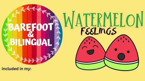 SEL Summer Clipart - Watermelon Slice Clip Art Feelings | TPT